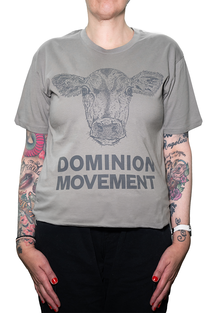 Dominion Movement Calf Sketch T-Shirt (new design) – Farm Transparency ...